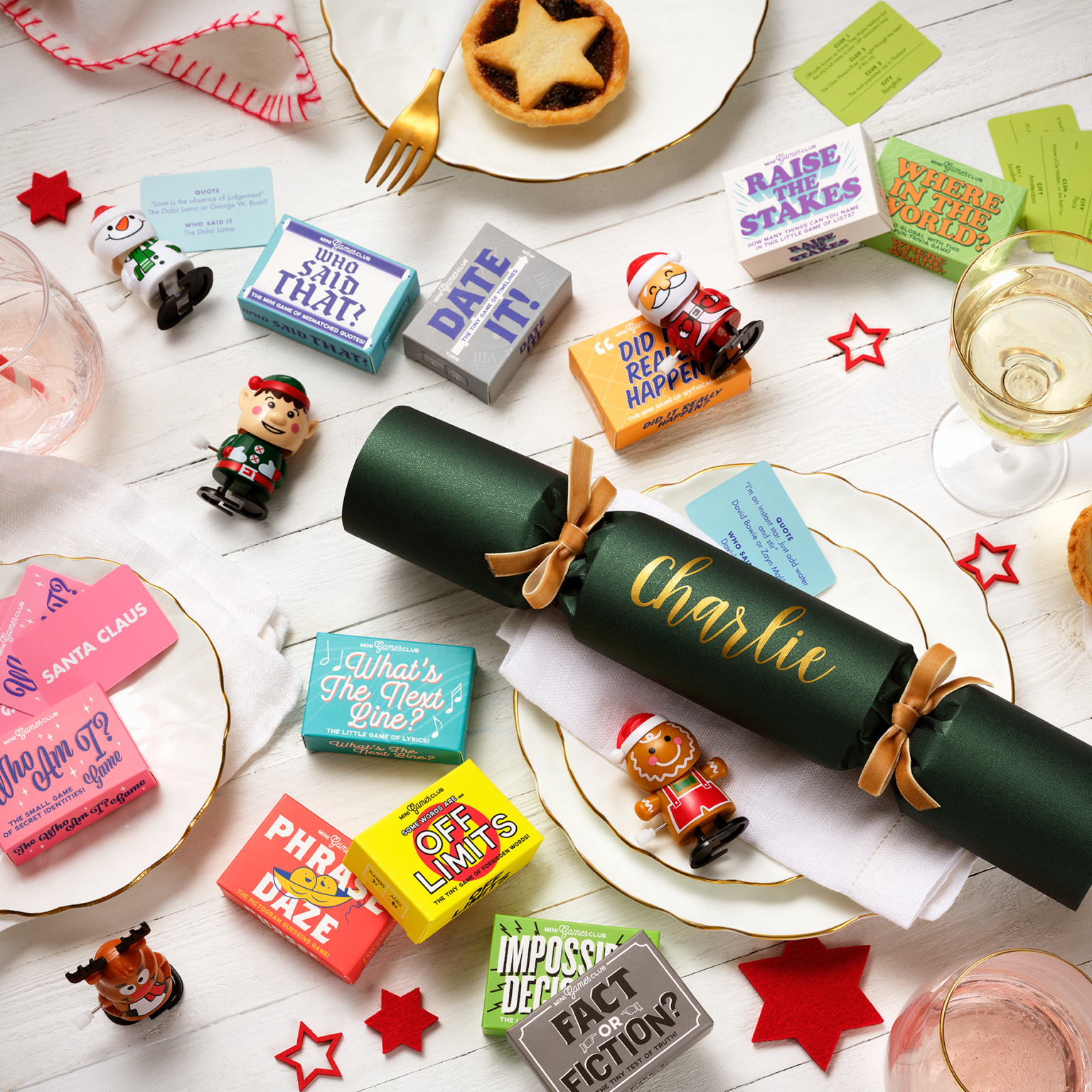 Fun & Games Crackers - The Handmade Christmas Co.