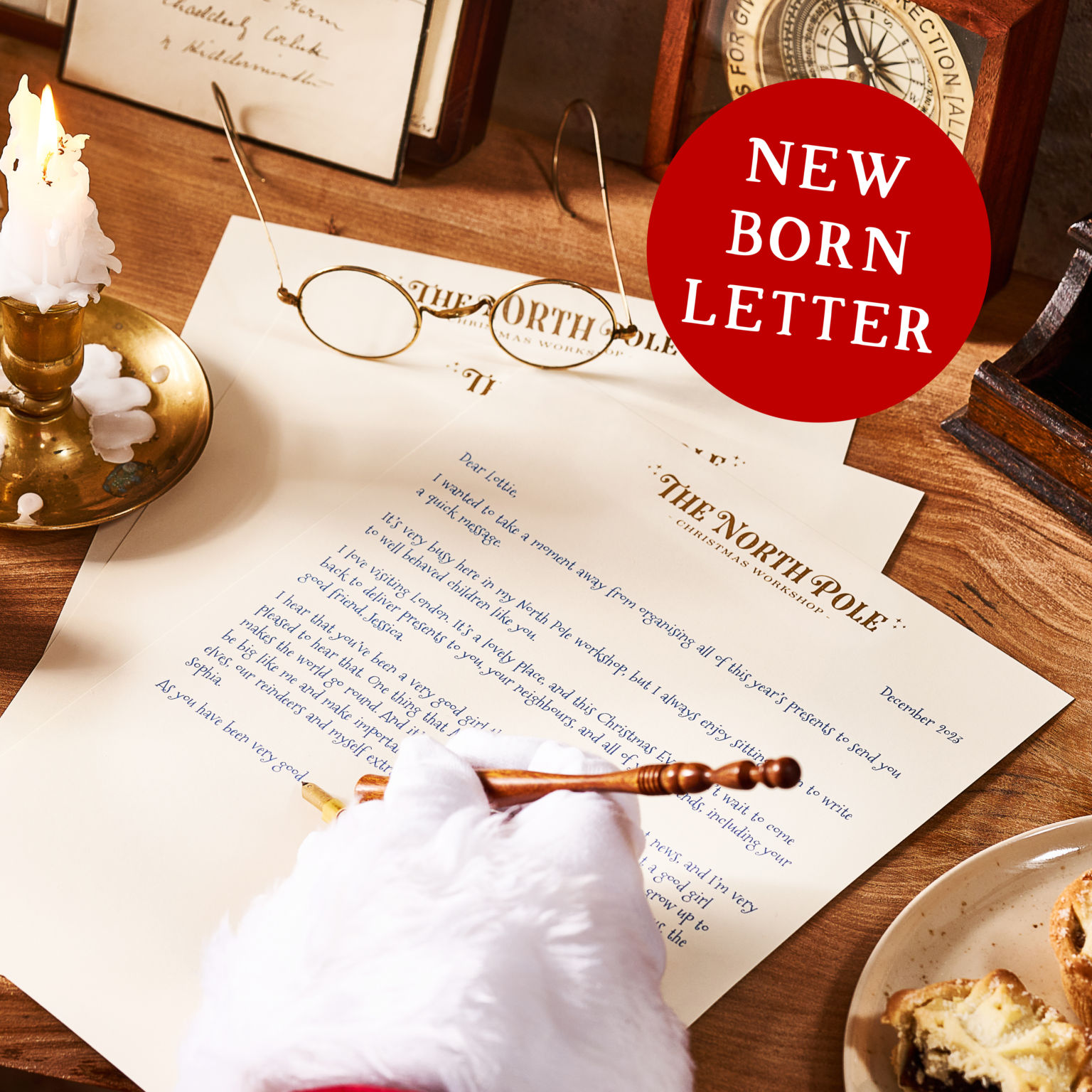 Personalised Letter From Santa For New Born - The Handmade Christmas Co.