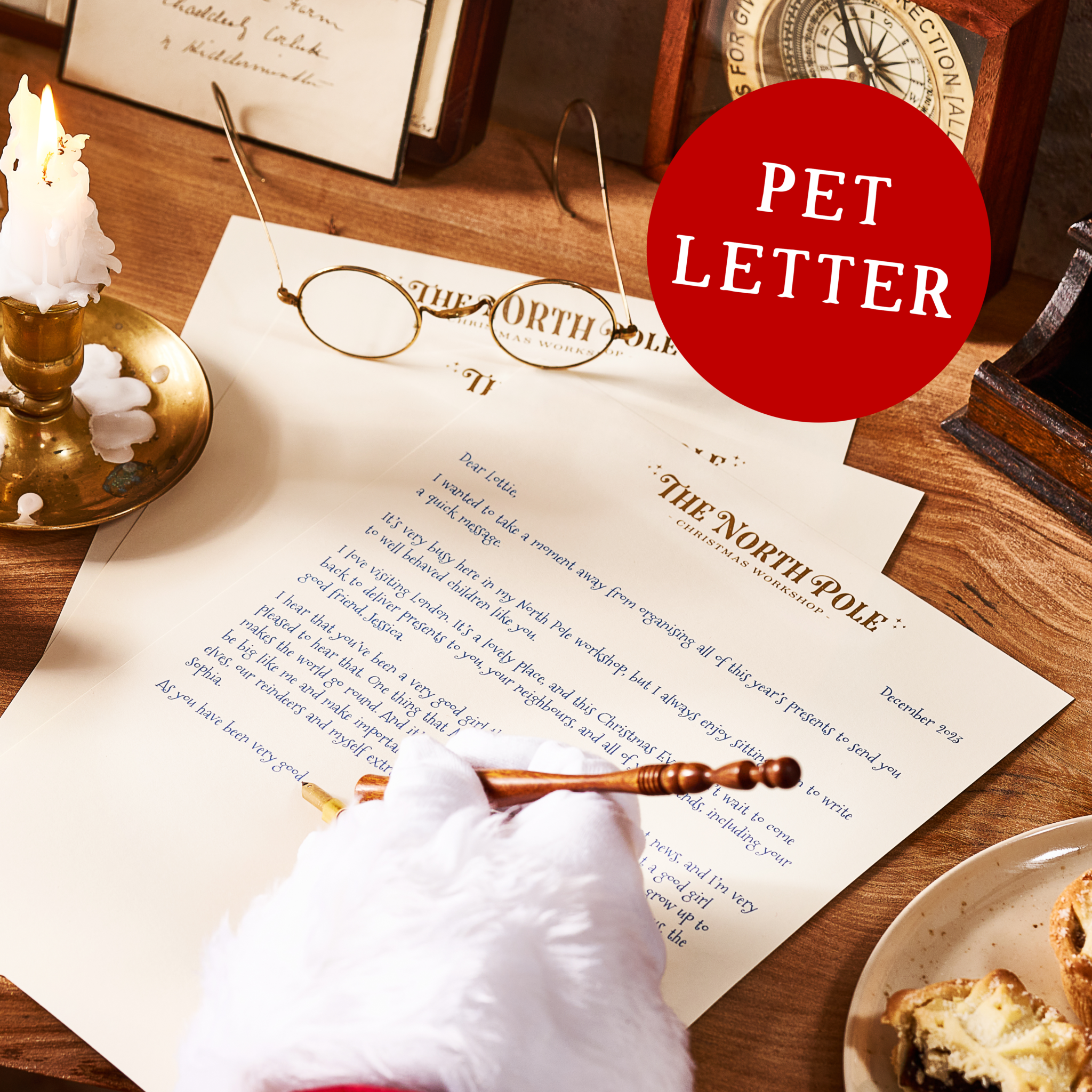 Personalised Letter From Santa For Child With Pet - The Handmade ...
